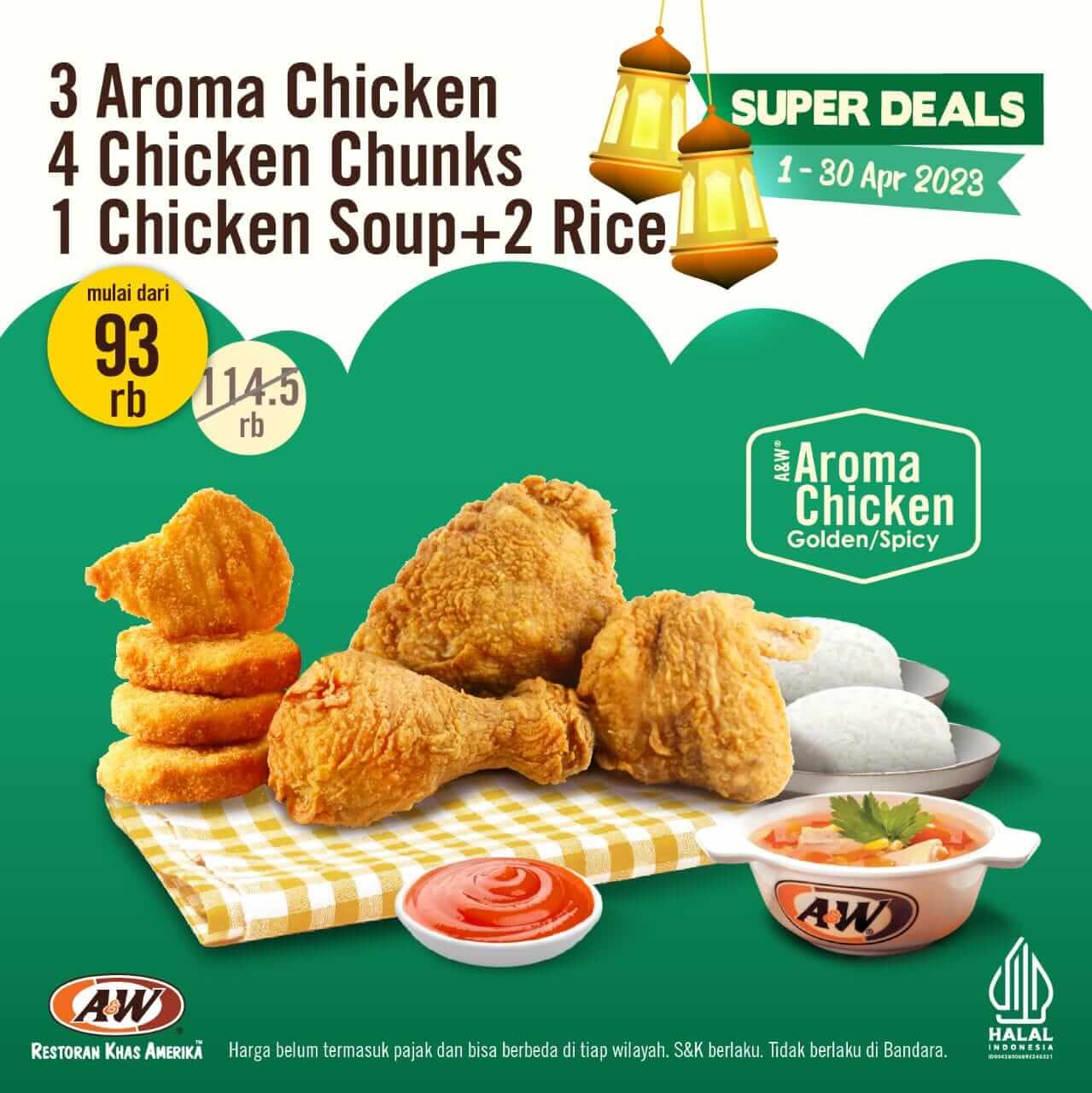 Dapatkan Promo A&W Super Deals April Tidak berlaku | Caripromoid