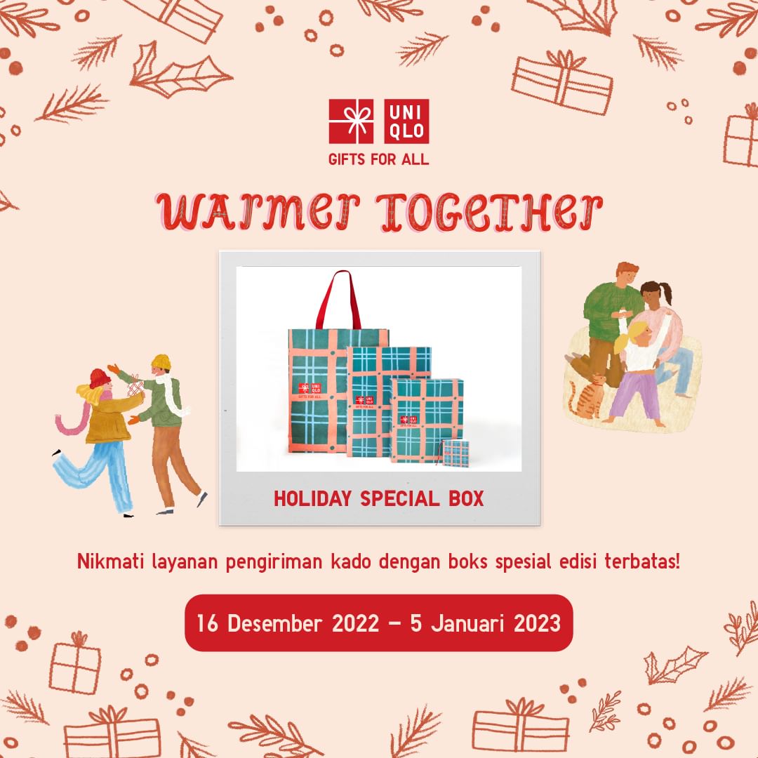 Dapatkan Promo Uniqlo Holiday Shopping Festival Tidak berlaku | Caripromoid