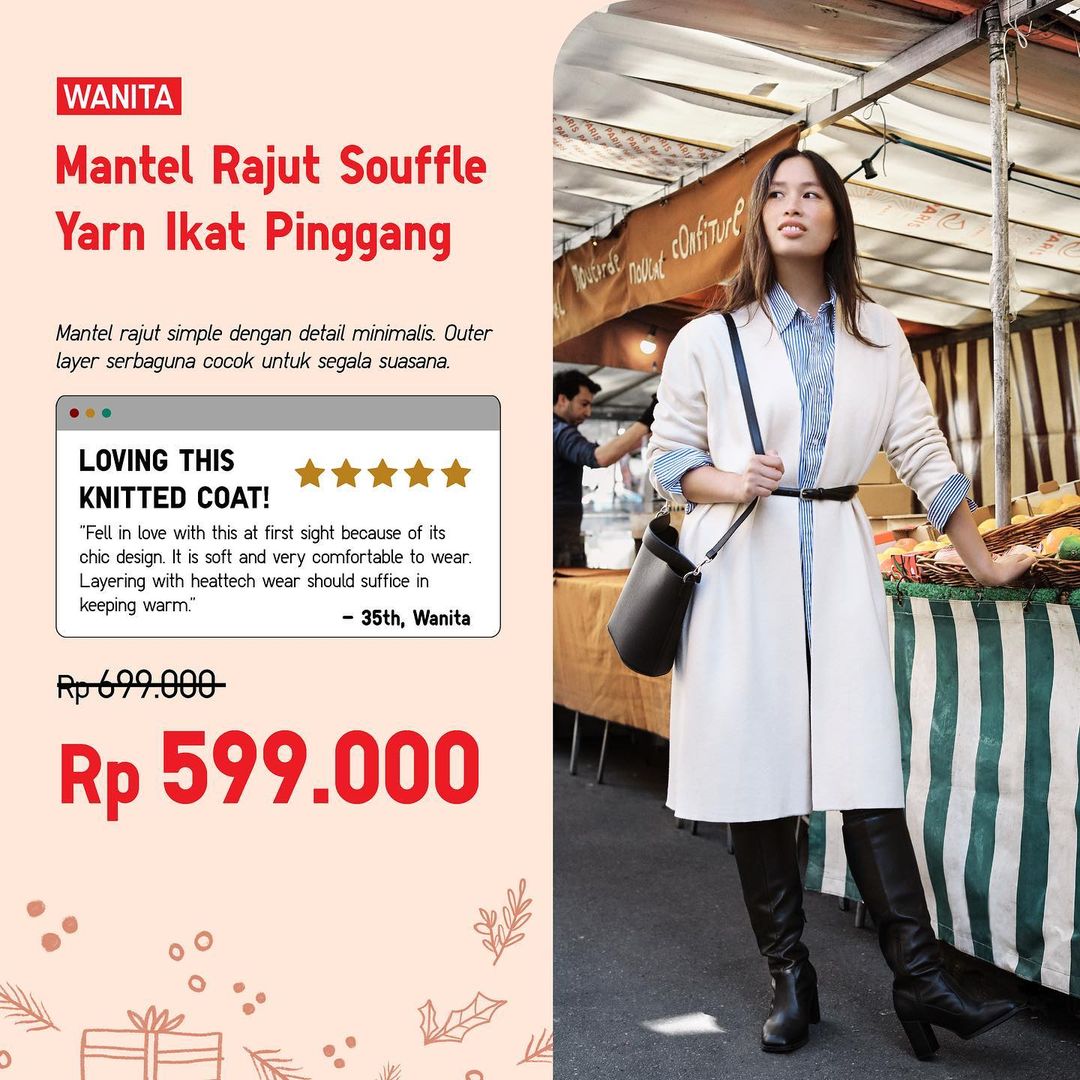 Dapatkan Promo Uniqlo Holiday Shopping Festival Tidak berlaku | Caripromoid