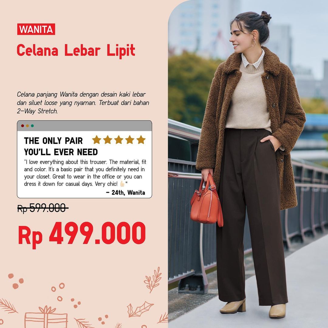 Dapatkan Promo Uniqlo Holiday Shopping Festival Tidak berlaku | Caripromoid