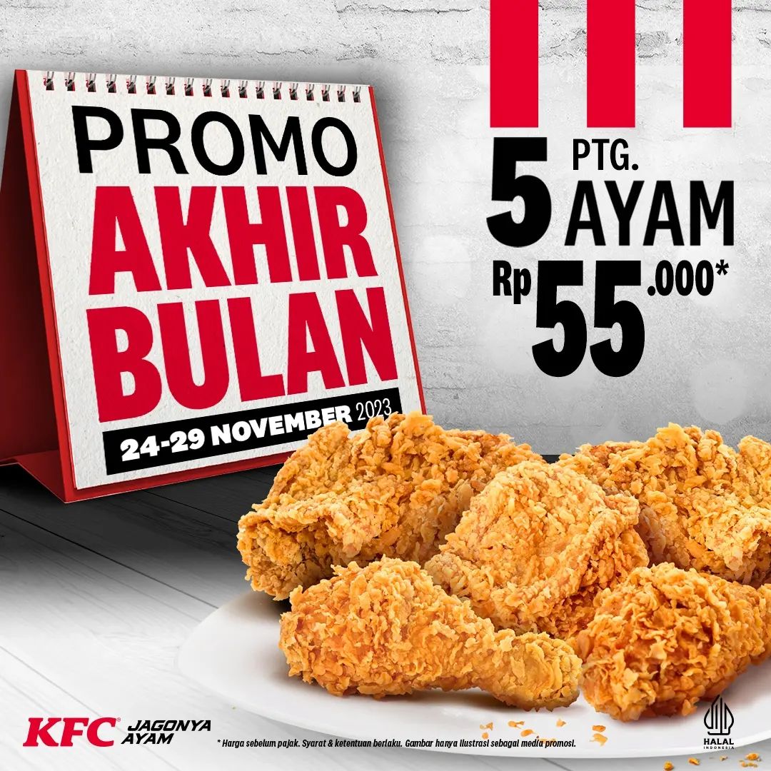 Dapatkan Promo KFC Super Bola Mulai Rp45.455 Tidak berlaku | Caripromoid