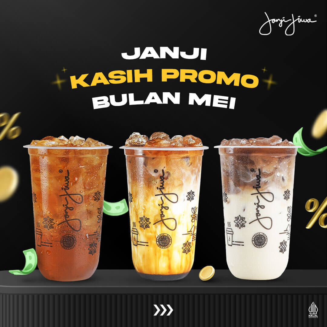 Dapatkan Promo Kopi Janji Jiwa Varian Bersama Rayakan Mulai Rp50.000 Selama persediaan masih ada ...