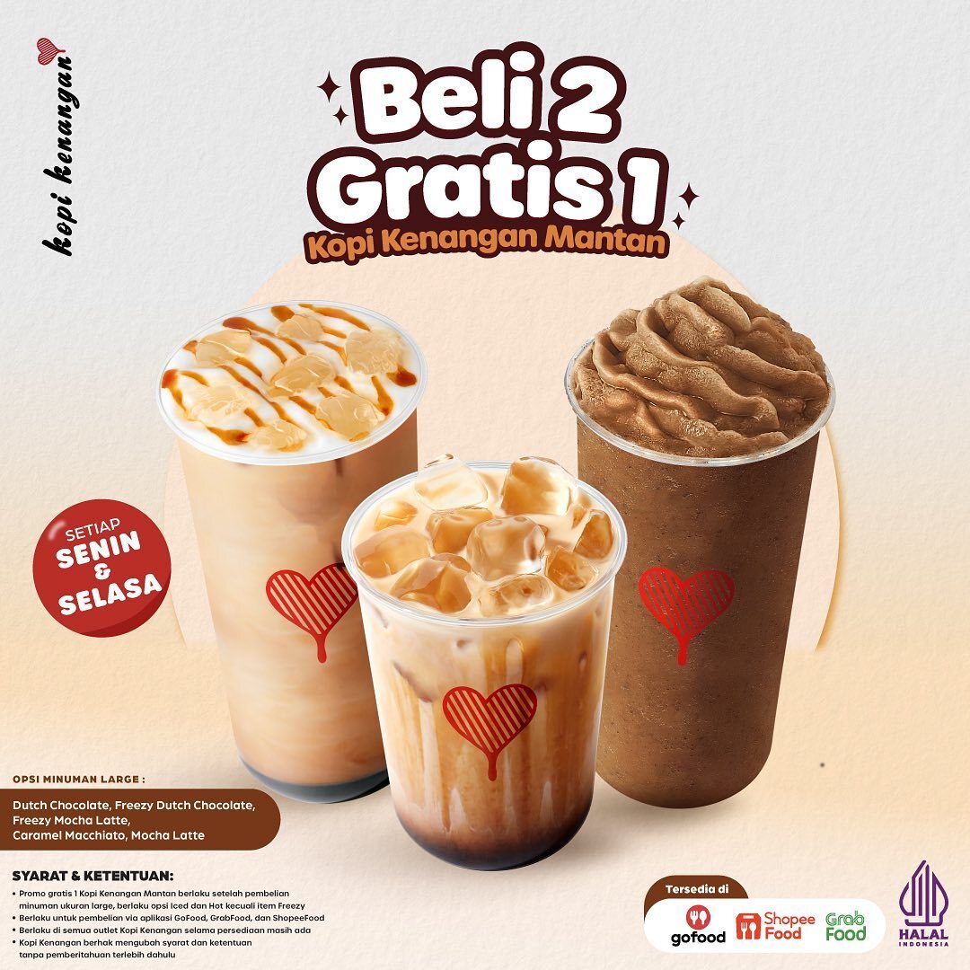 Dapatkan Promo Kopi Kenangan Setiap Senin & Selasa Tidak berlaku ...
